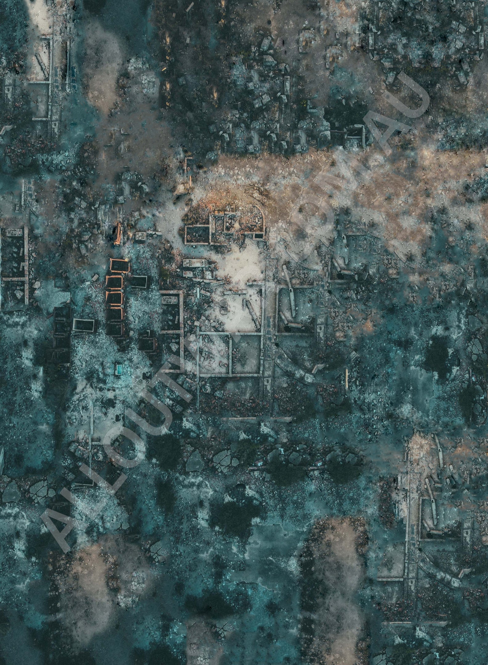 Imperial Sector battle mat 60"x44" – All Out War